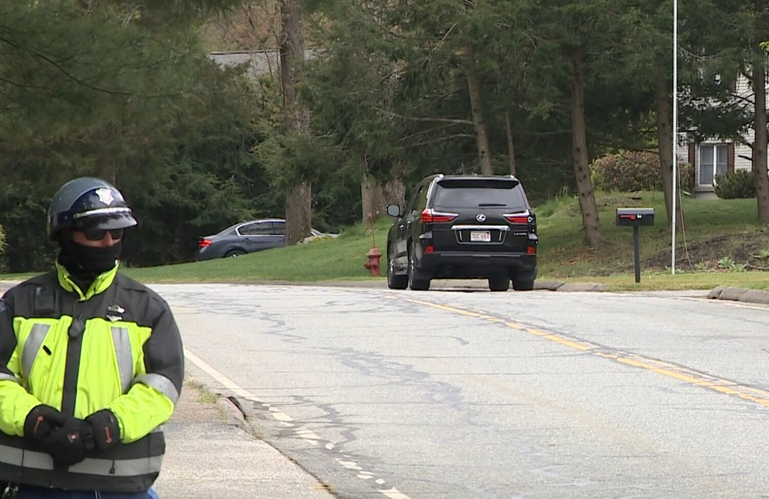 Photos: Karen Read's Lexus SUV focus of jury view – Boston 25 News